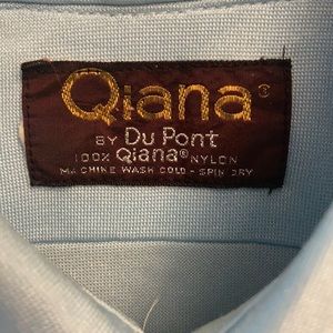 Qiana Dupont | Shirts | Vintage 6s Qiana Dupont Nylon Button Down Short ...